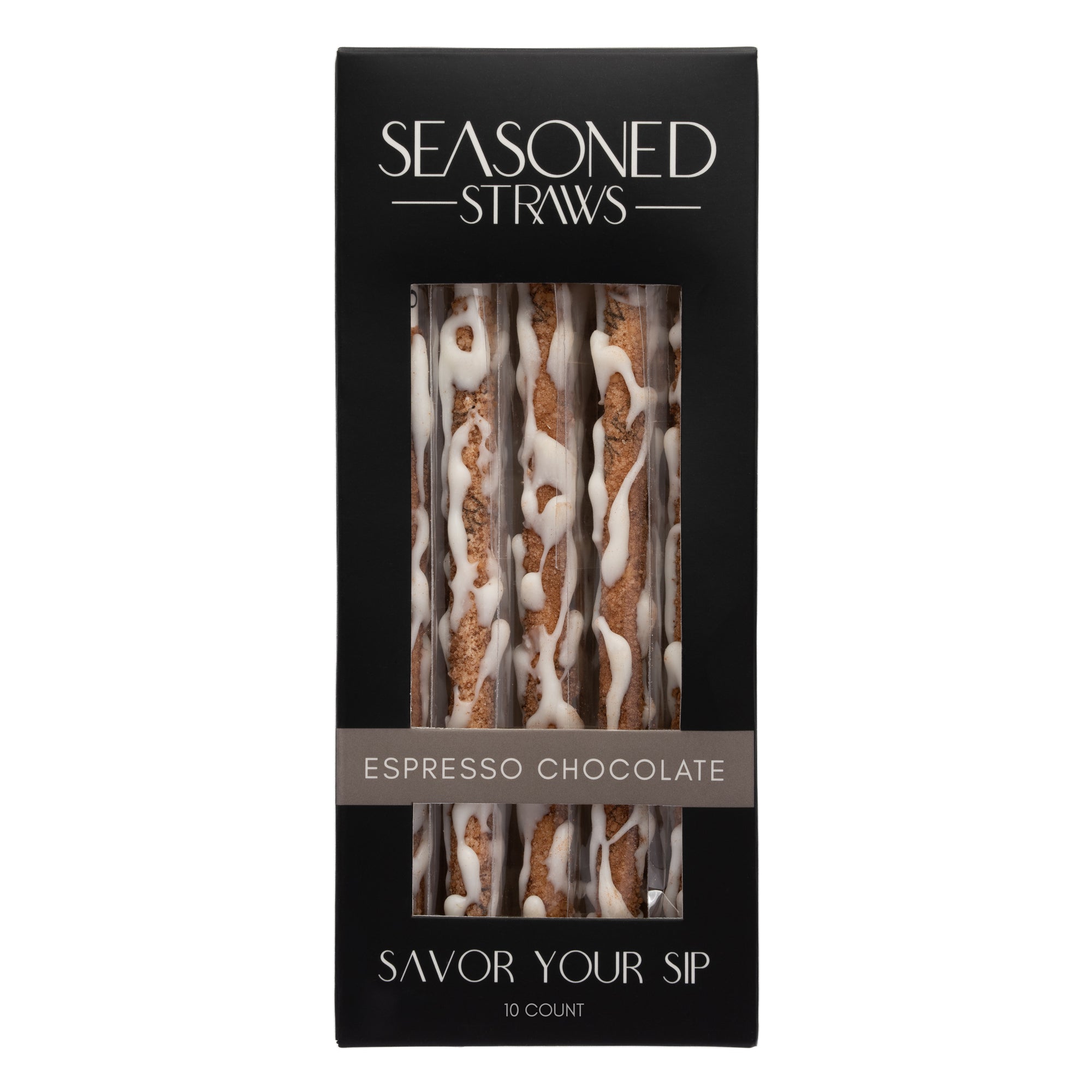 Espresso Chocolate 10ct. – Seasoned Straws